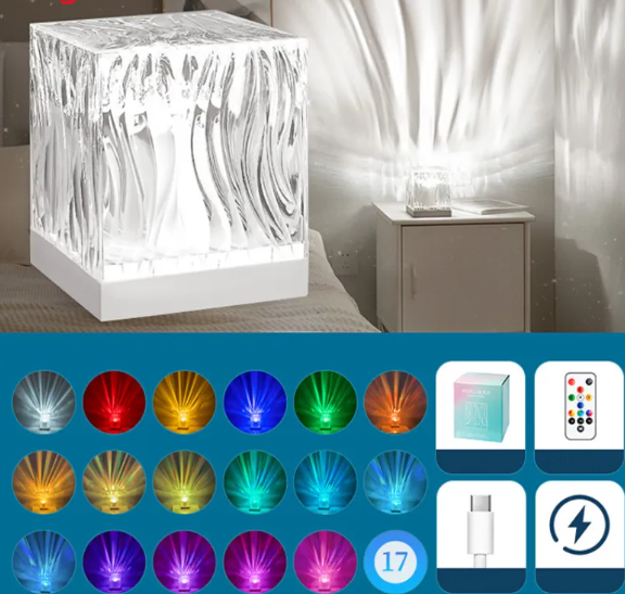 Cozy And Soothing Crystal Cube Projector Lamp (60% OFF TODAY!) – The ...