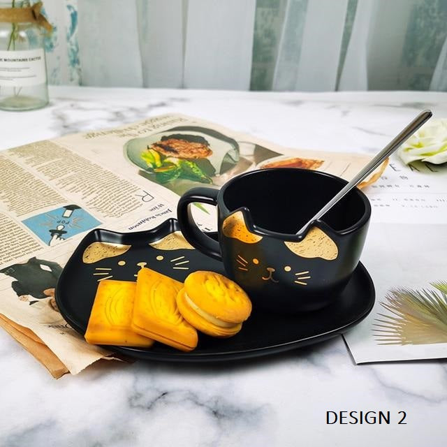 Cute Cat Ceramic Mug Set (60% OFF TODAY!) – The Paradigm Store